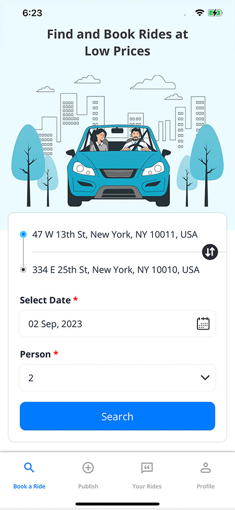 BlaBlaCar Clone - Ready Made Carpooling App Script