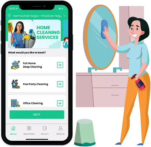 GoClean Clone: On Demand Cleaning Service App